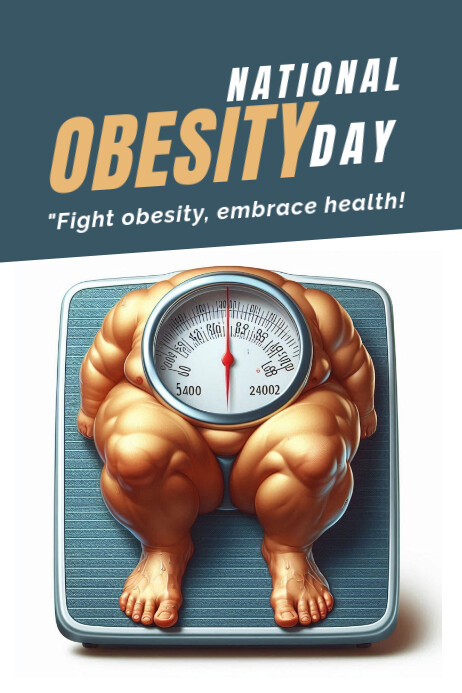 Copy of National obesity day | PosterMyWall