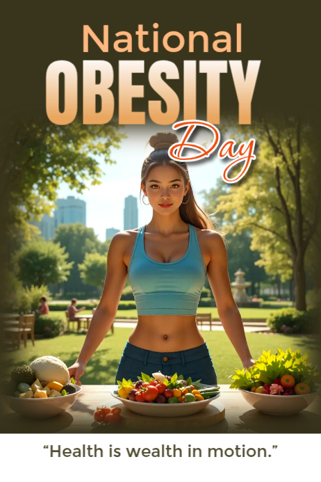 National Obesity Day Poster Template | PosterMyWall
