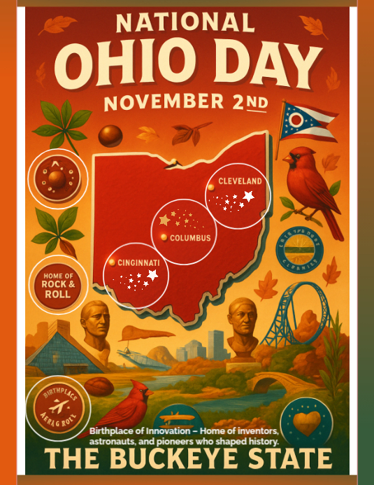 Plantilla de National Ohio Day | PosterMyWall