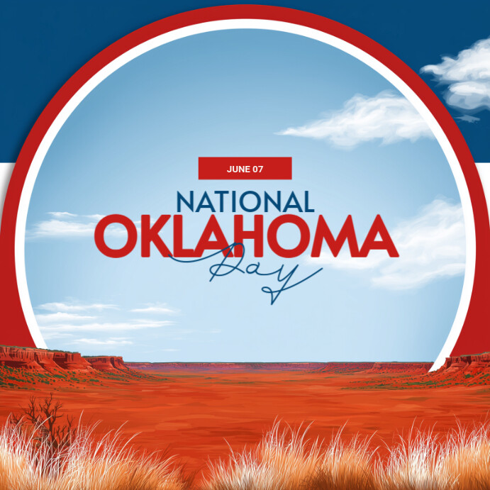 National Oklahoma Day Template | PosterMyWall