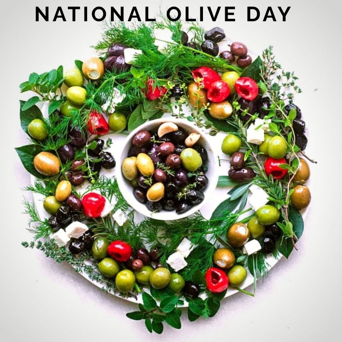 Plantilla de NATIONAL OLIVE DAY | PosterMyWall
