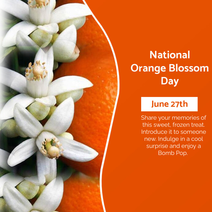 national orange blossom day Template | PosterMyWall