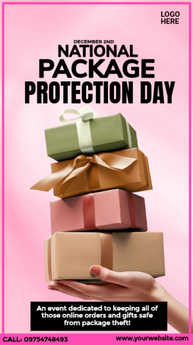 Plantilla de National Package Protection Day Ad | PosterMyWall