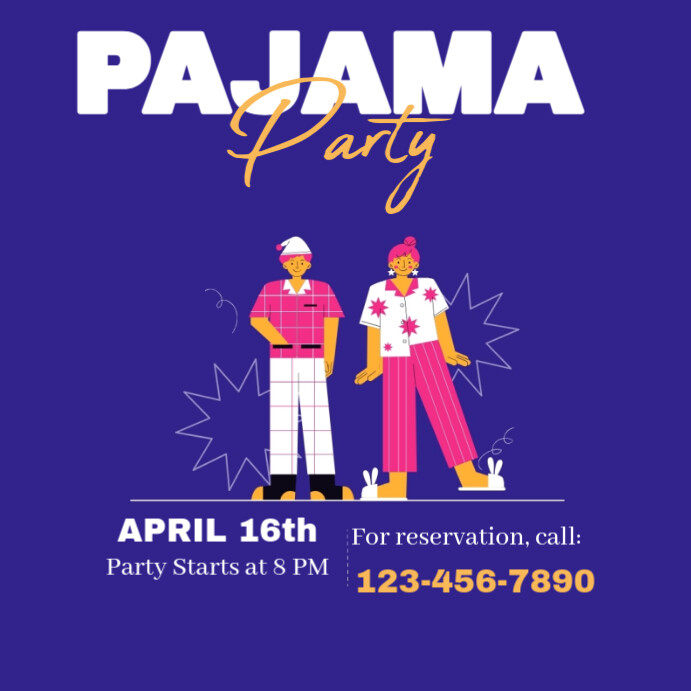 National Pajama Day Template | PosterMyWall