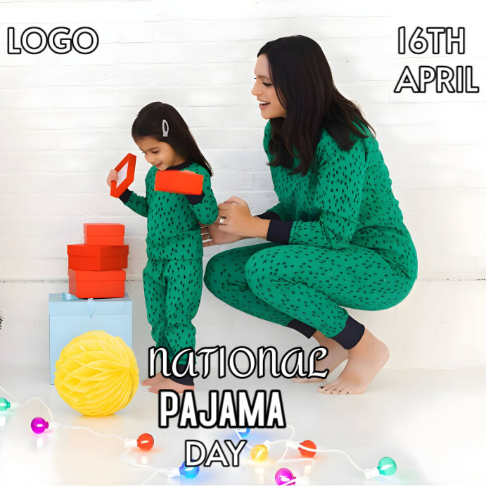 Copy of National Pajama Day Instagram Post | PosterMyWall