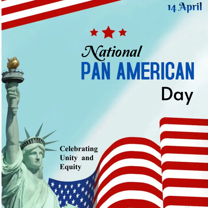 National Pan American day template design | PosterMyWall