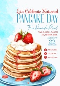 National pancake day Template | PosterMyWall
