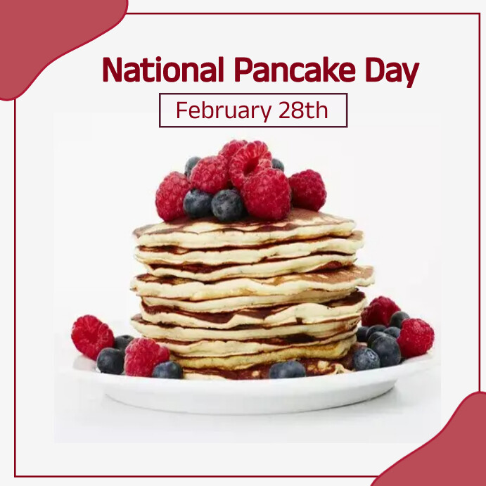 Copy of national pancake day | PosterMyWall