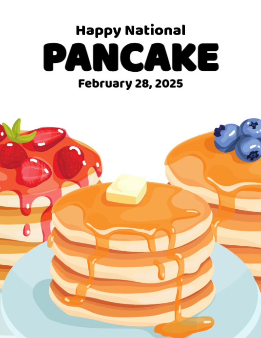 Plantilla de National pancake day | PosterMyWall