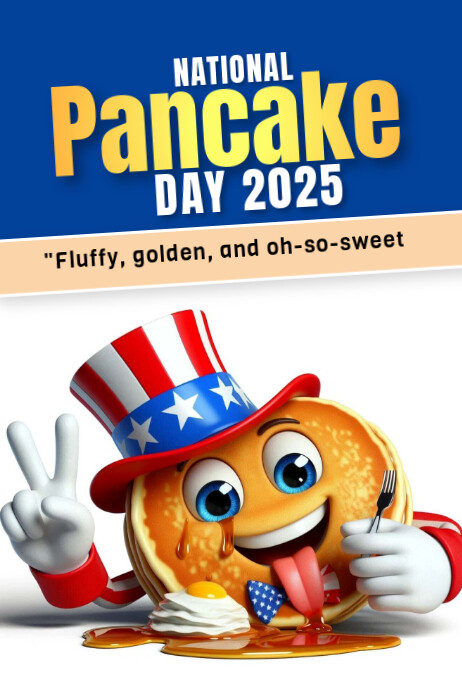 Copy of National pancake day | PosterMyWall