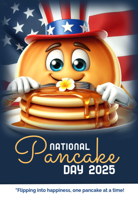 National pancake day Template | PosterMyWall