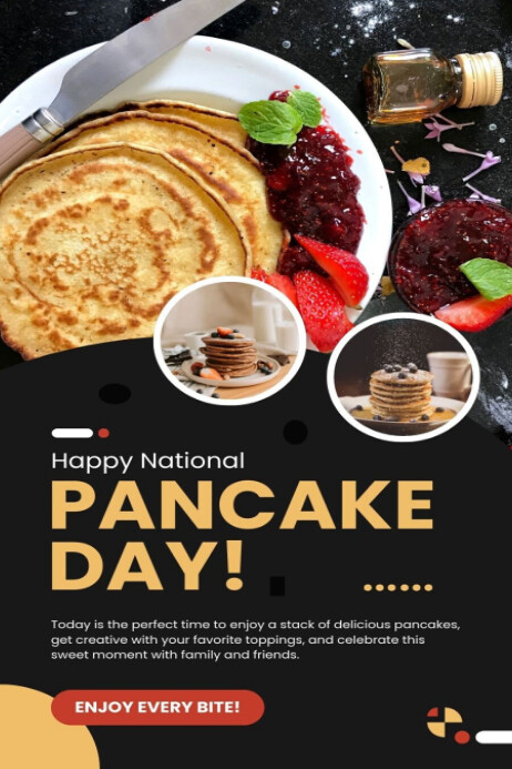 Copy of national pancake day | PosterMyWall