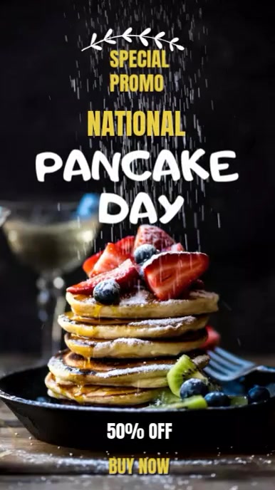 National Pancake Day Template | PosterMyWall