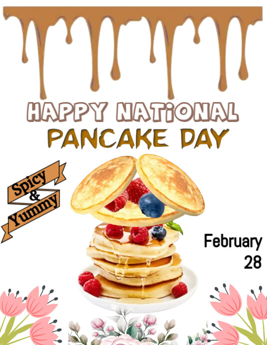 National Pancake Day Template | PosterMyWall