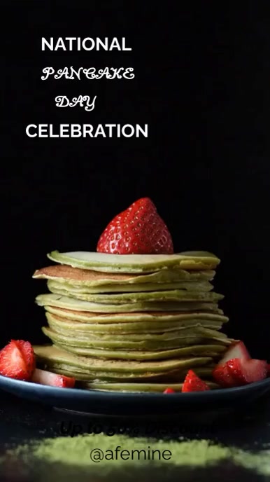 National pancake Day Template | PosterMyWall