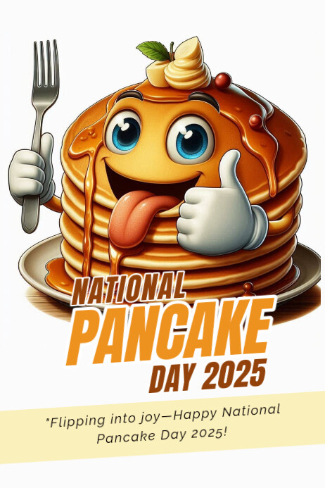 National pancake day Template | PosterMyWall