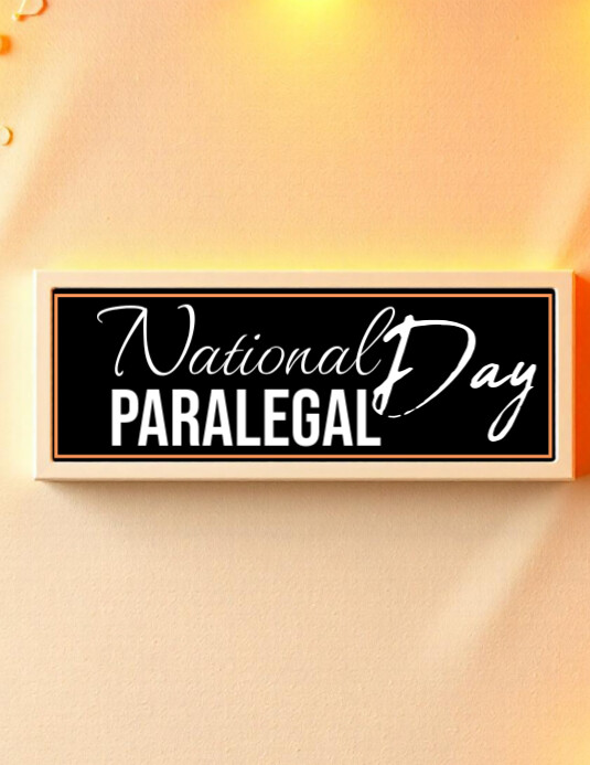 National Paralegal Day Template | PosterMyWall