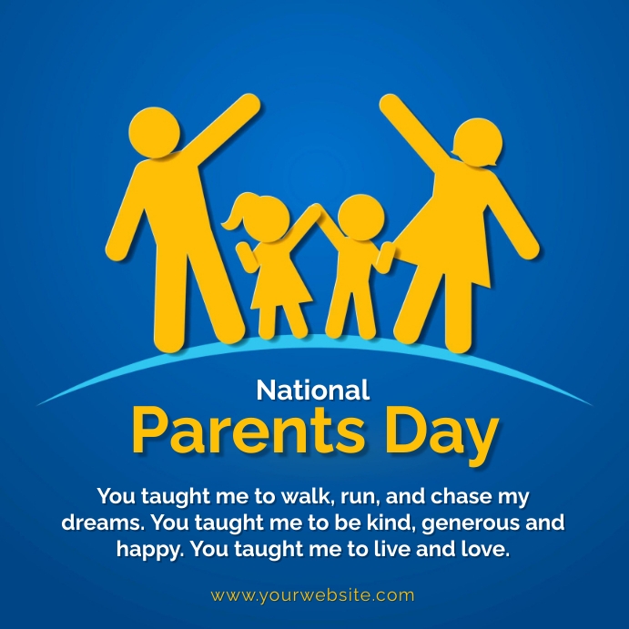 Copy of National Parent's Day | PosterMyWall