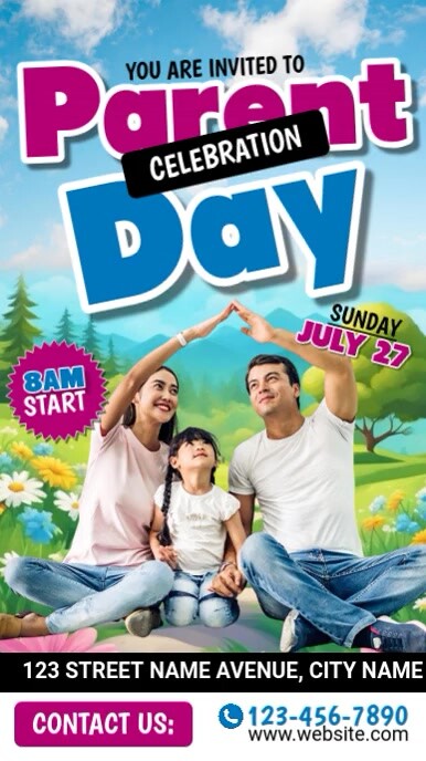 National Parent Day Celebration Template | PosterMyWall