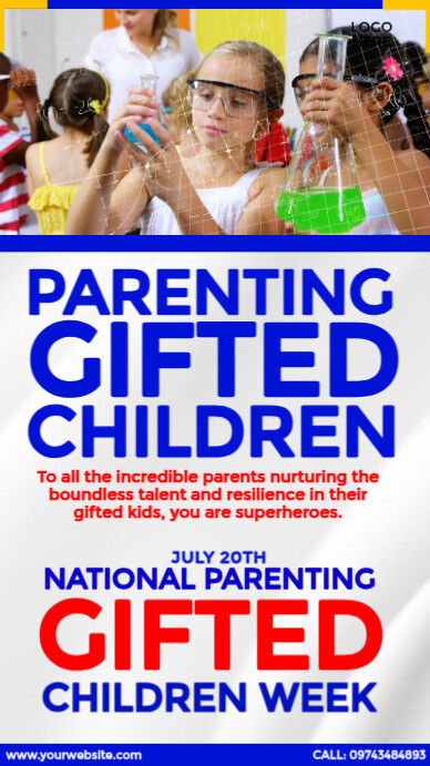 National Parenting Gifted Children Week Ad Template | PosterMyWall