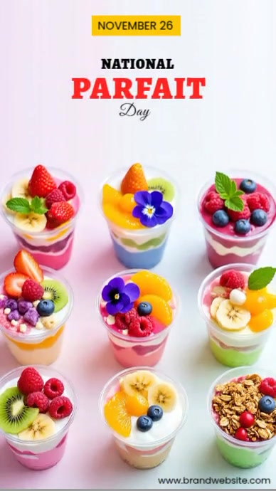 national parfait day Template | PosterMyWall