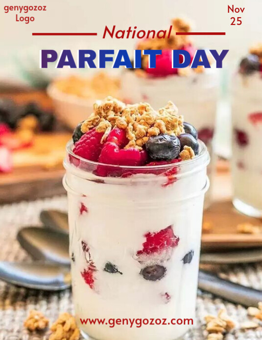 National parfait day Template | PosterMyWall