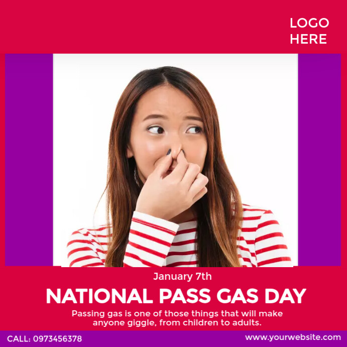Plantilla de National Pass Gas Day | PosterMyWall