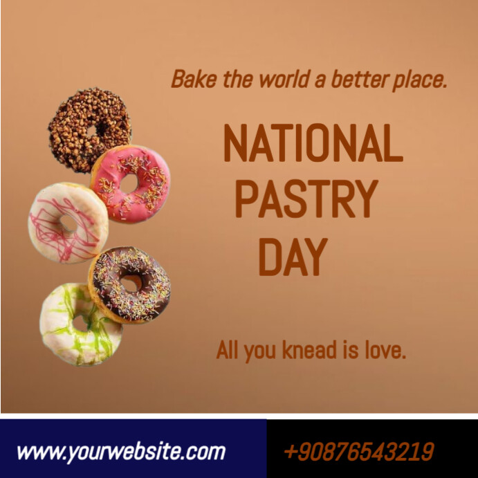 National Pastry Day Template | PosterMyWall