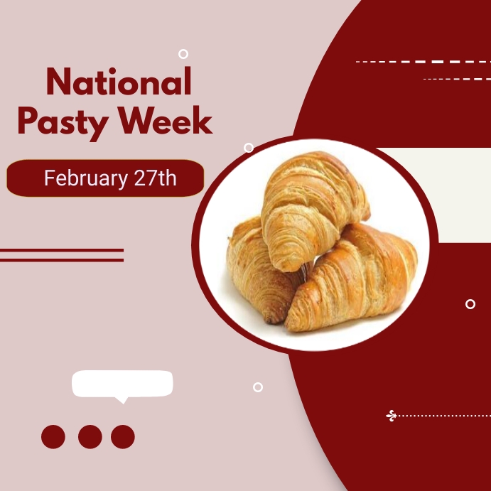 national pasty week Template | PosterMyWall