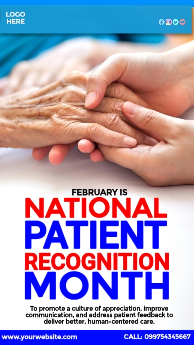 National Patient Recognition Month Template | PosterMyWall