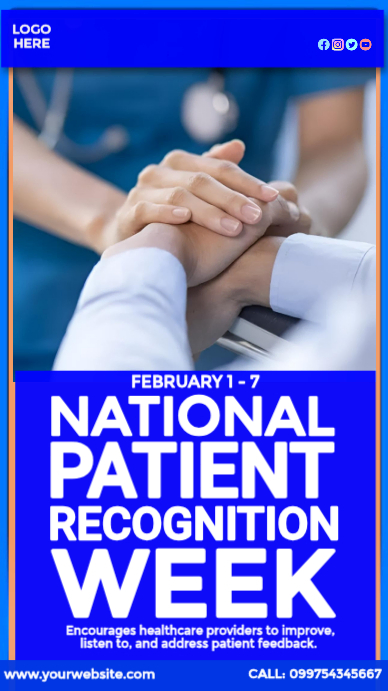 Plantilla de National Patient Recognition Week Ad | PosterMyWall