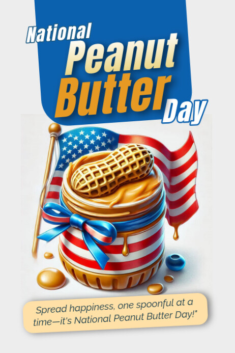 Copy of National peanut butter day | PosterMyWall