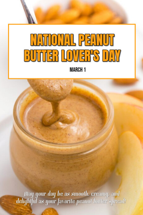 National Peanut Butter Lover's Day Template | PosterMyWall