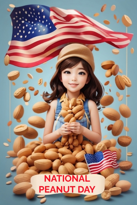 Plantilla de National Peanut day | PosterMyWall