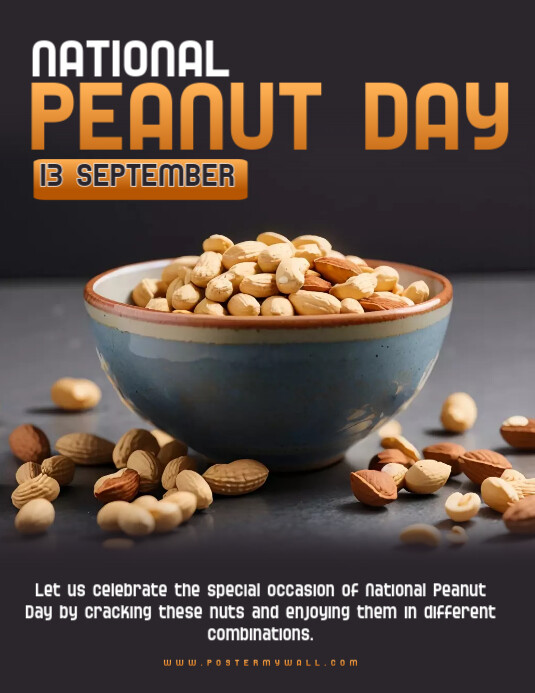 Copy of National Peanut Day | PosterMyWall