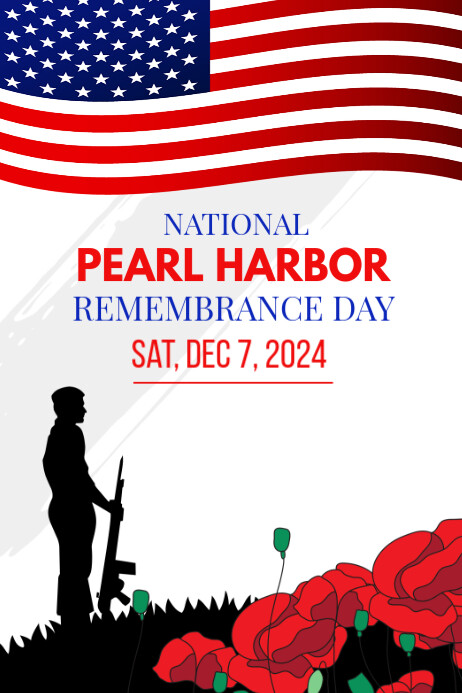 Copy of National Pearl Harbor Rememberance Day Poster | PosterMyWall