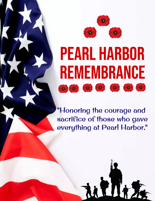 National Pearl Harbor Remembrance Day Template | PosterMyWall