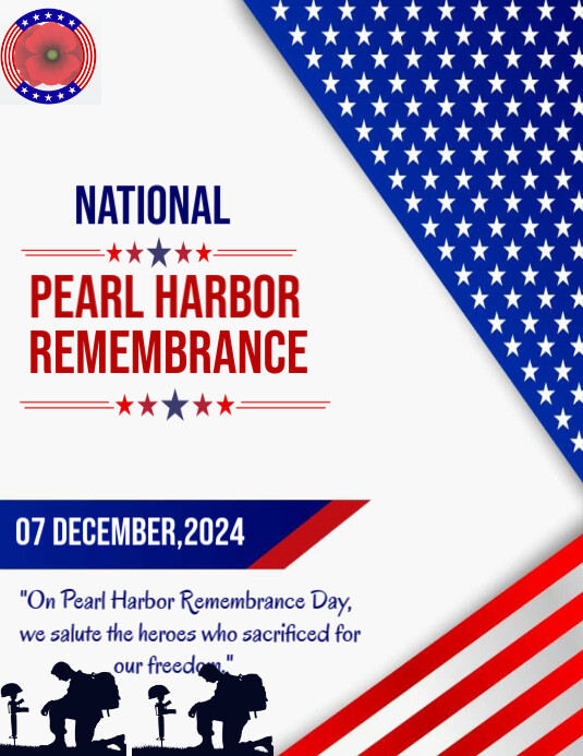 National Pearl Harbor Remembrance Day Template | PosterMyWall