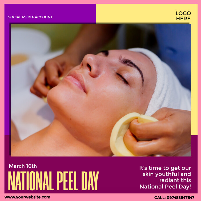 National Peel Day Template | PosterMyWall