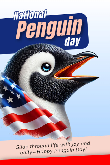 Plantilla de National penguin day | PosterMyWall