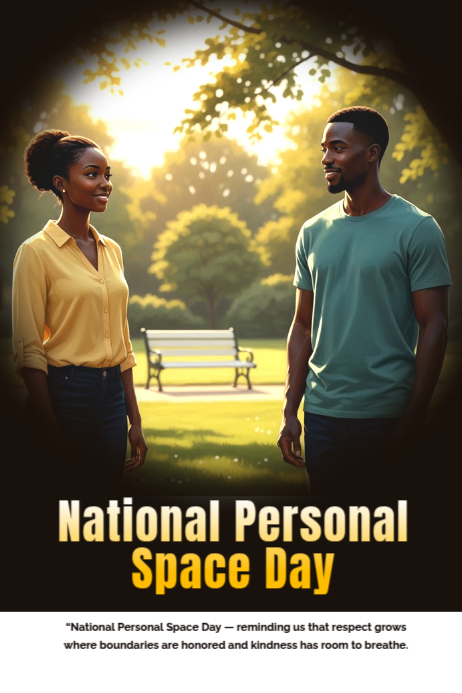 National personal space Template | PosterMyWall