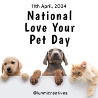 National Pet day Template | PosterMyWall