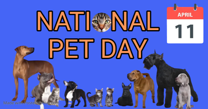 NATIONAL PET DAY Template | PosterMyWall