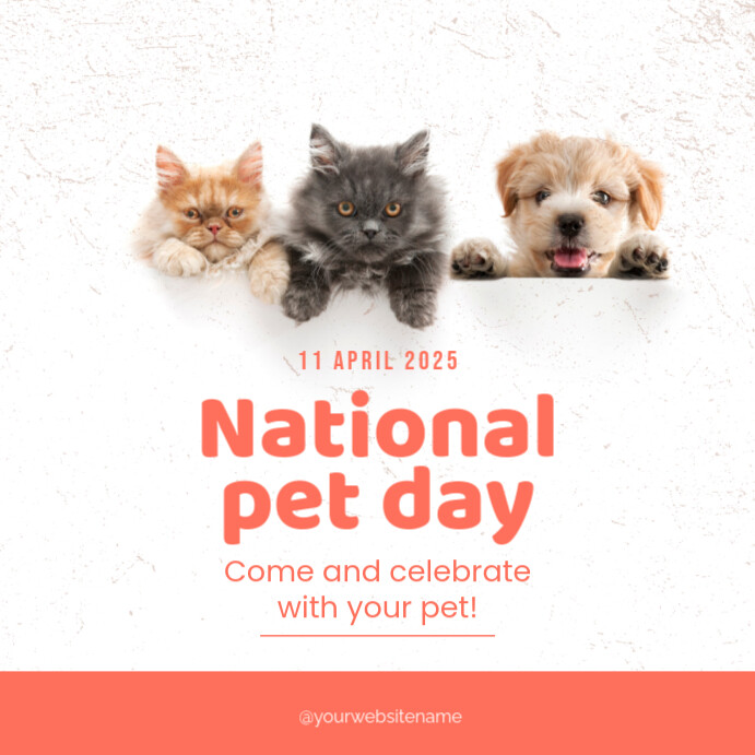Plantilla de National Pet Day Instagram Post | PosterMyWall