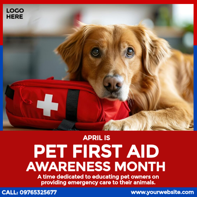 Plantilla de National Pet First Aid Awareness Month | PosterMyWall