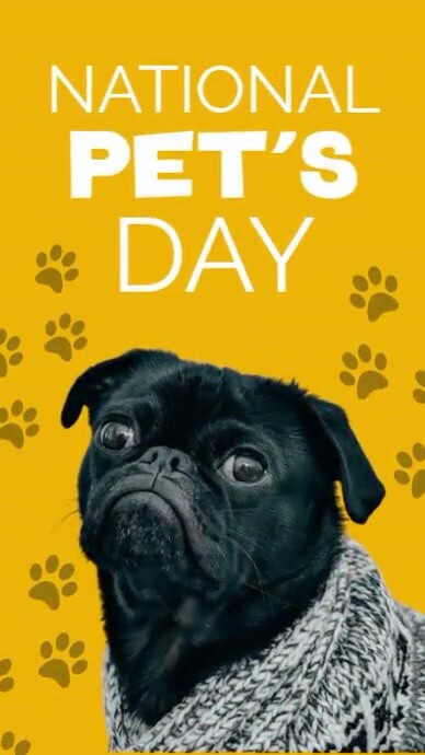 National Pets Day Campaign Template | PosterMyWall
