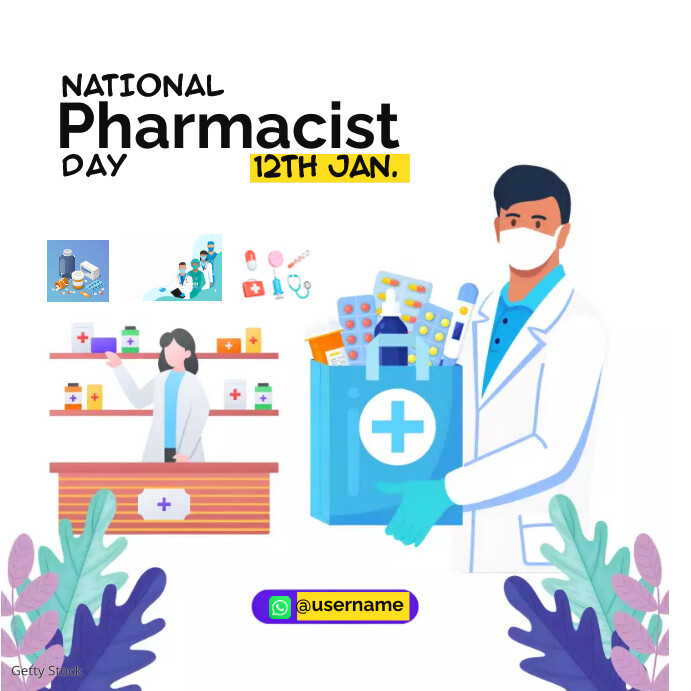 National Pharmacist Day Template | PosterMyWall