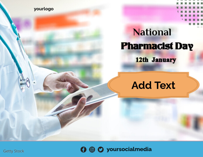 National Pharmacist Day Template | PosterMyWall