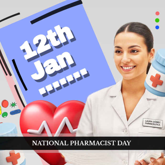 National pharmacist Day Flyer Design Template | PosterMyWall