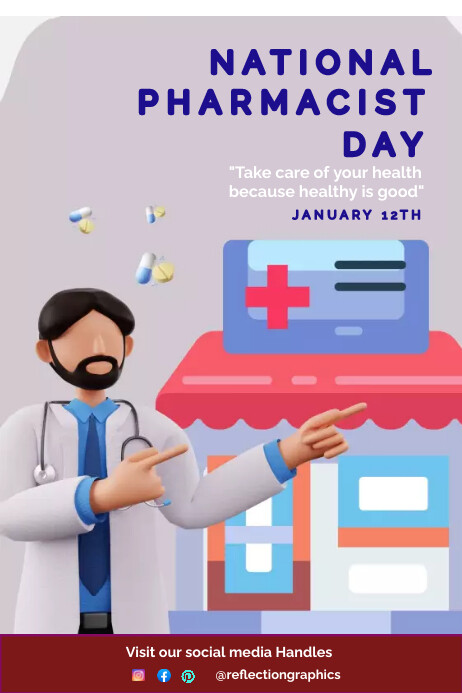 National Pharmacist Day Template | PosterMyWall